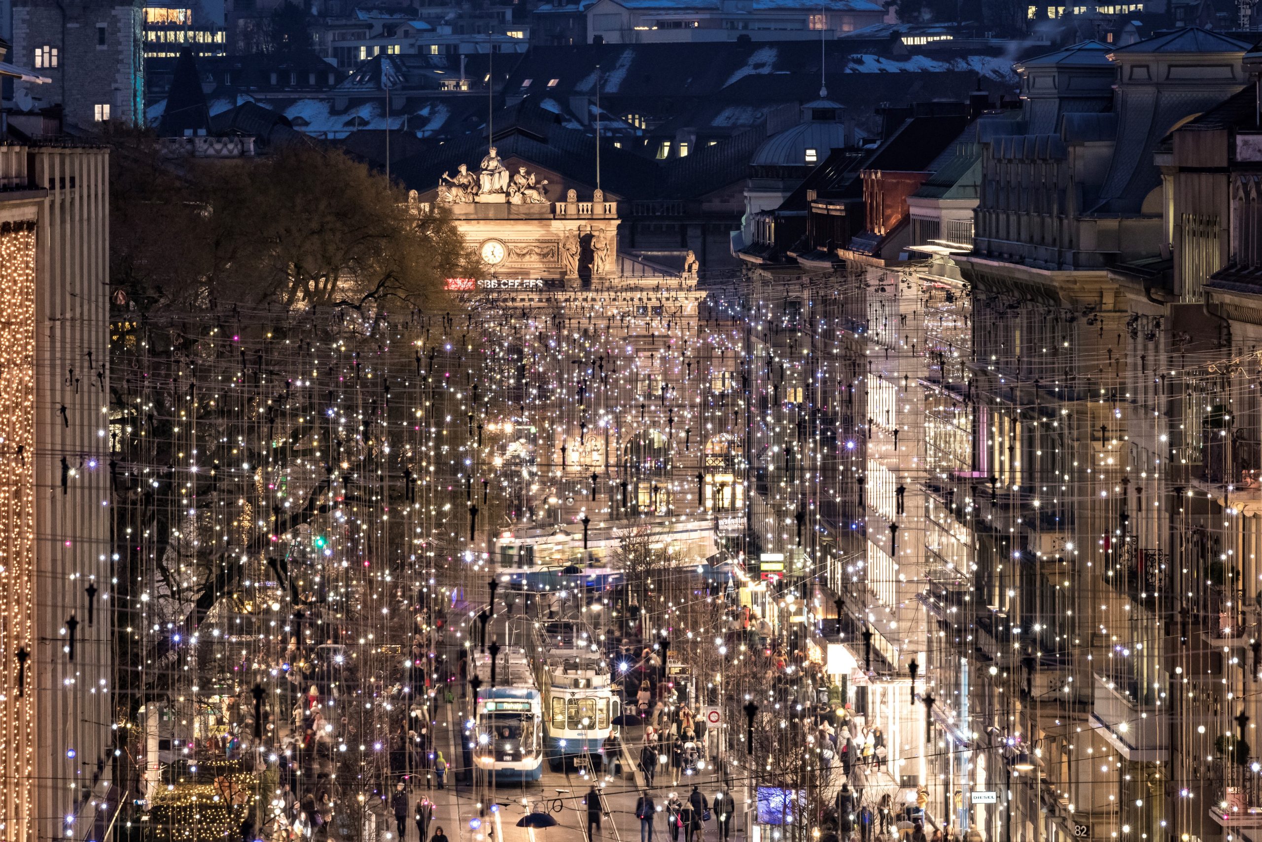 Weihnachtsbeleuchtung Zürich: Wann wird sie eingeschaltet